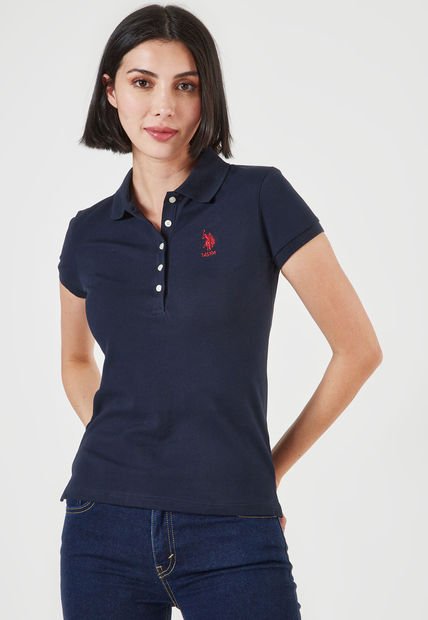 Polo Azul-Rojo Us Polo Assn - Compra Ahora | Dafiti Colombia