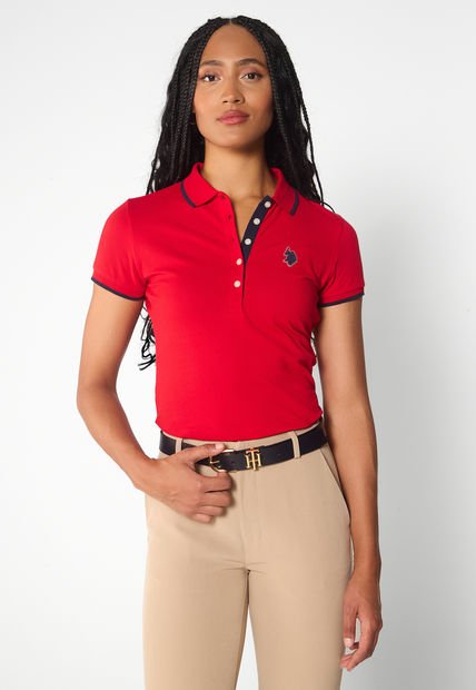 Polo Rojo-Azul Navy Us Polo Assn - Compra Ahora | Dafiti Colombia