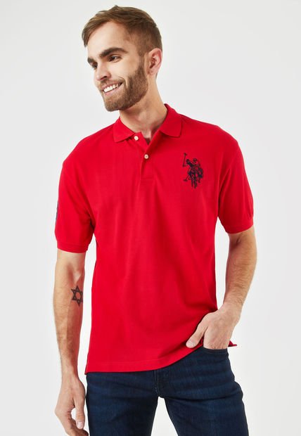 Polo Rojo Us Polo Assn - Compra Ahora | Dafiti Colombia