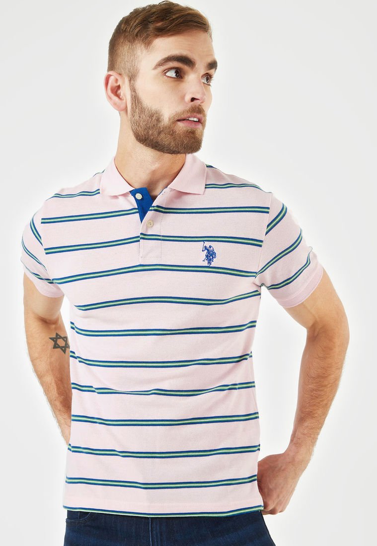 Camiseta Polo Rosa Multicolor Us Polo Assn - Compra Ahora | Dafiti Colombia