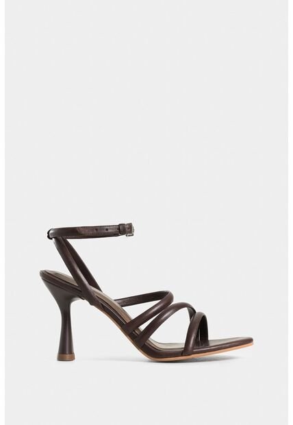 Sandalia Tacón Thaila De Cuero Para Mujer Dima Ovalada Sandalia Tacón Thaila De Cuero Para Mujer ...