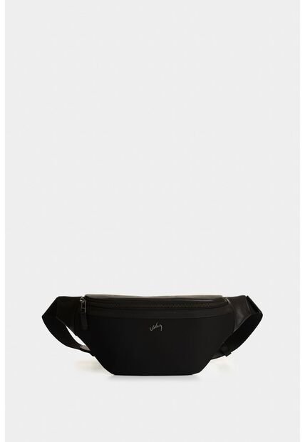 Riñonera En Lona Y Cuero Para Hombre Sira Riñonera En Lona Y Cuero Para Hombre Sira Negro VÉLEZ ...